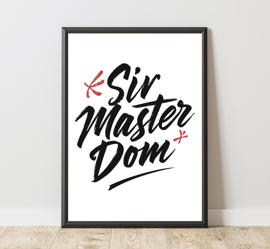 Sir Master Dom Digital Print – Erotic BDSM Dominance Artwork - Etsy