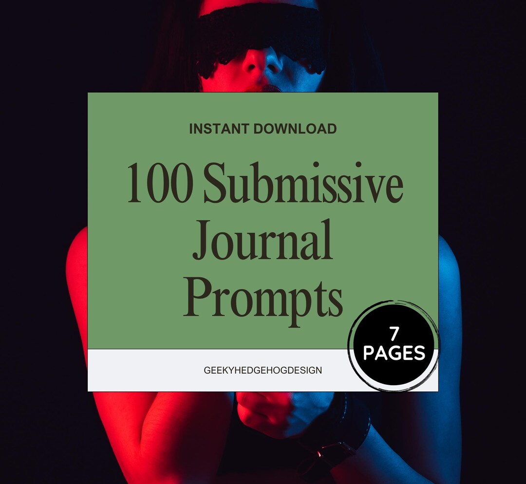 100 Submissive Journal Prompts, BDSM Downloads, Dom Sub Lifestyle ...