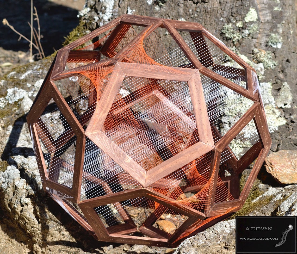 TITAN | String Art | Mandala | Sacred Geometry Art | Flower of Life ...