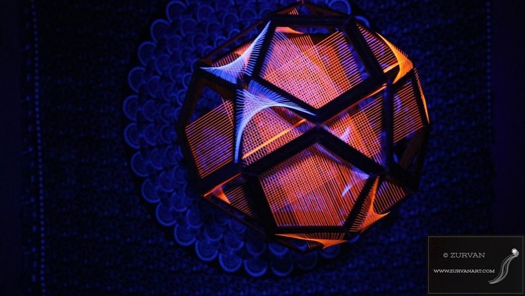 TITAN | String Art | Mandala | Sacred Geometry Art | Flower of Life ...