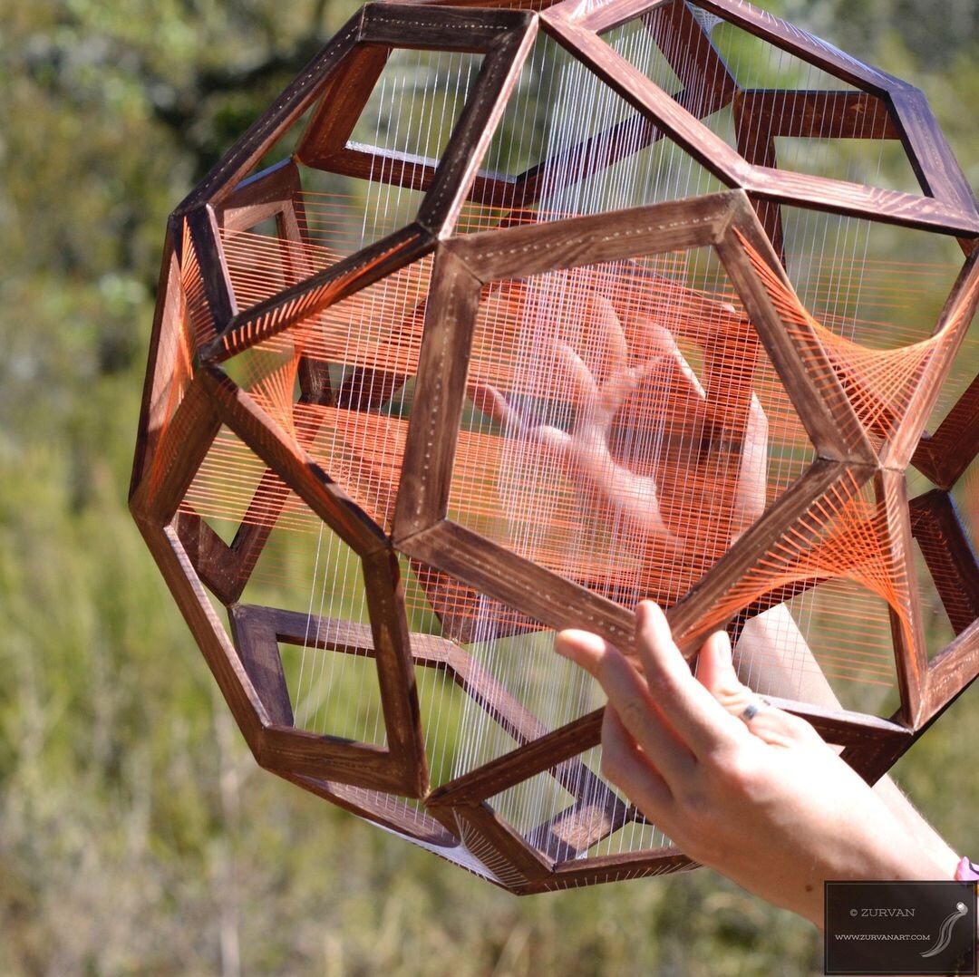 TITAN | String Art | Mandala | Sacred Geometry Art | Flower of Life ...