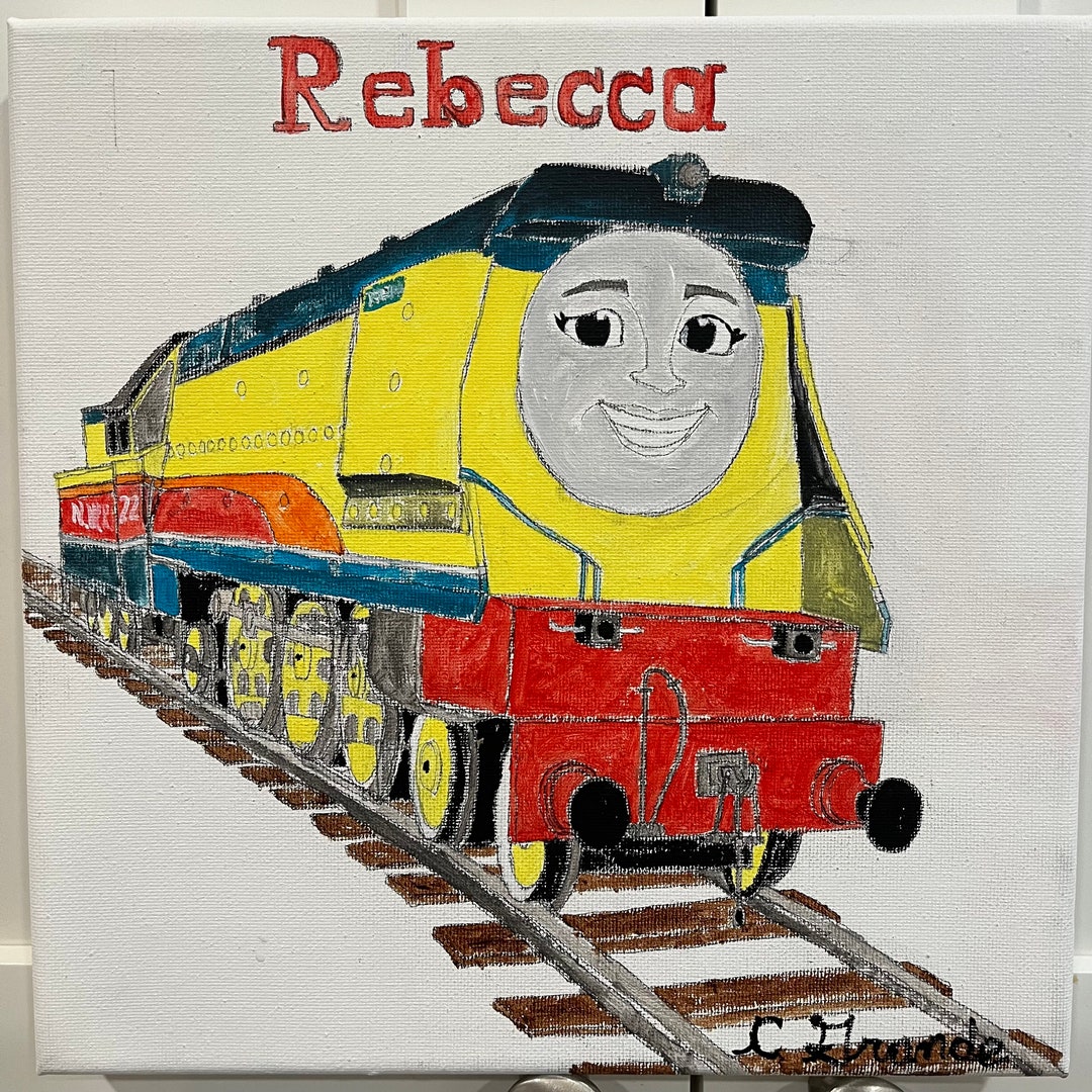 Rebecca the Big Yellow Engine - Etsy
