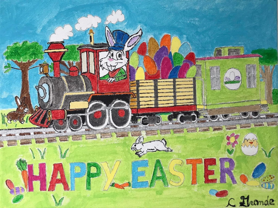 The Easter Bunny Express - Etsy