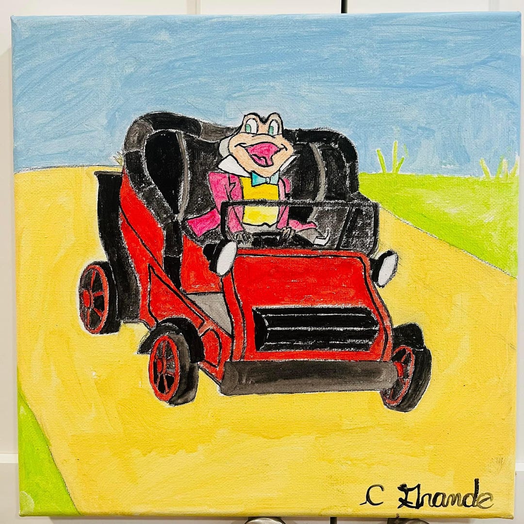 Mr. Toads Wild Ride in the Motorcar - Etsy