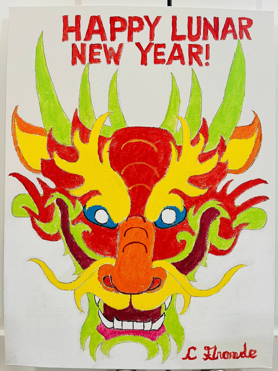 Chinese Dragon Mask - Etsy