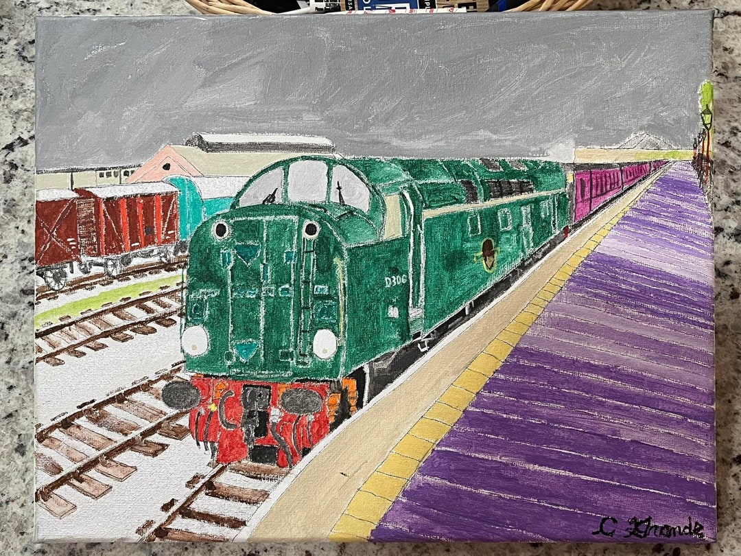 Class 40 Diesel Locomotive and Its Express Run - Etsy