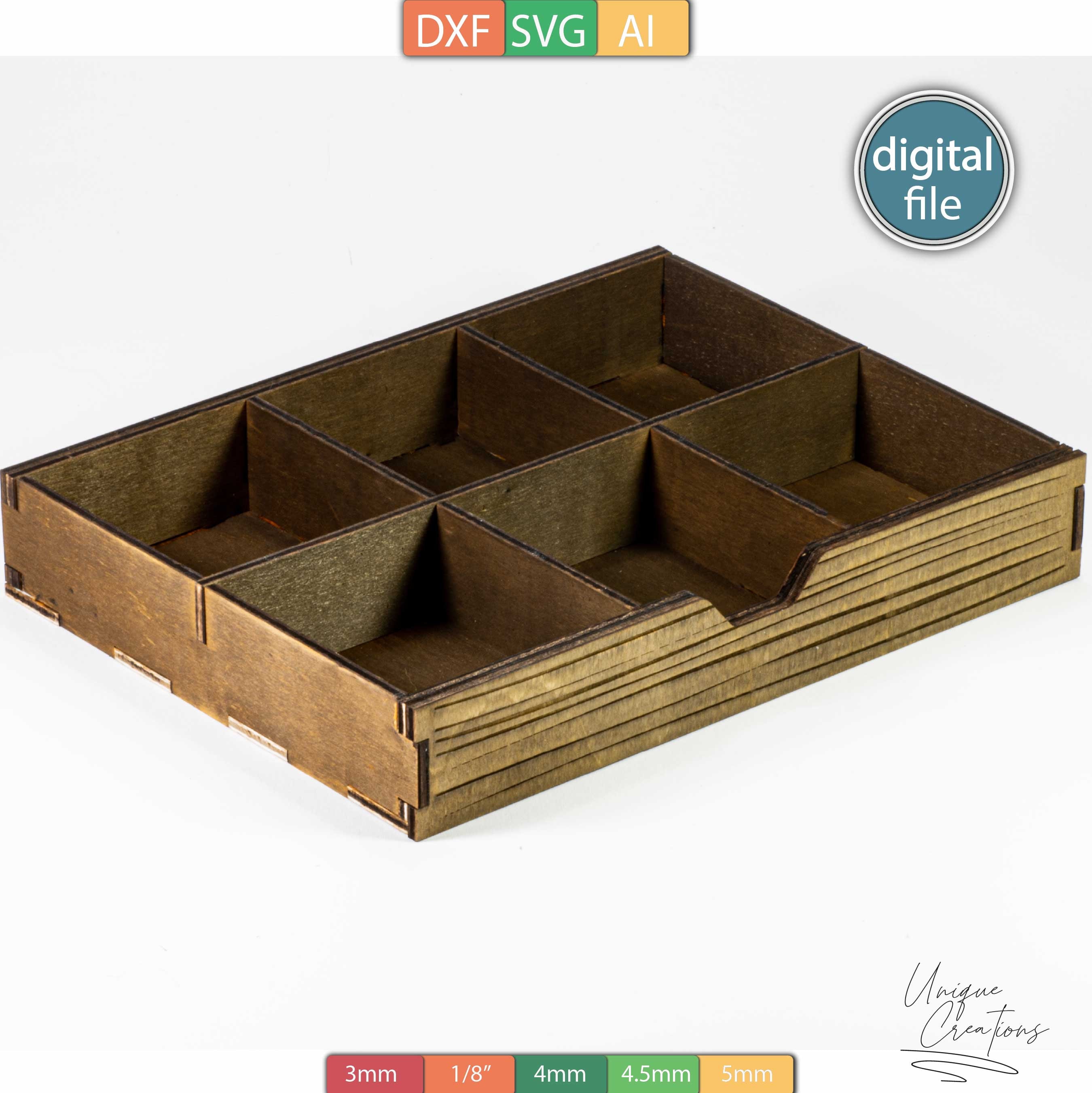 Laser Cut Book Slider Dice Box Template 4 Inlays Engraved - Etsy Canada