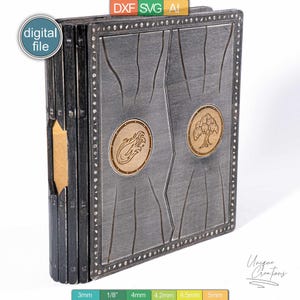 Card Storage Deck Box Laser Template | Multi Color | 60 Cards Double ...