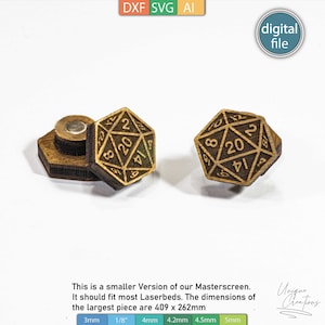 Laser Cut Dungeon Master Screen Template - Glowforge Compatible ...