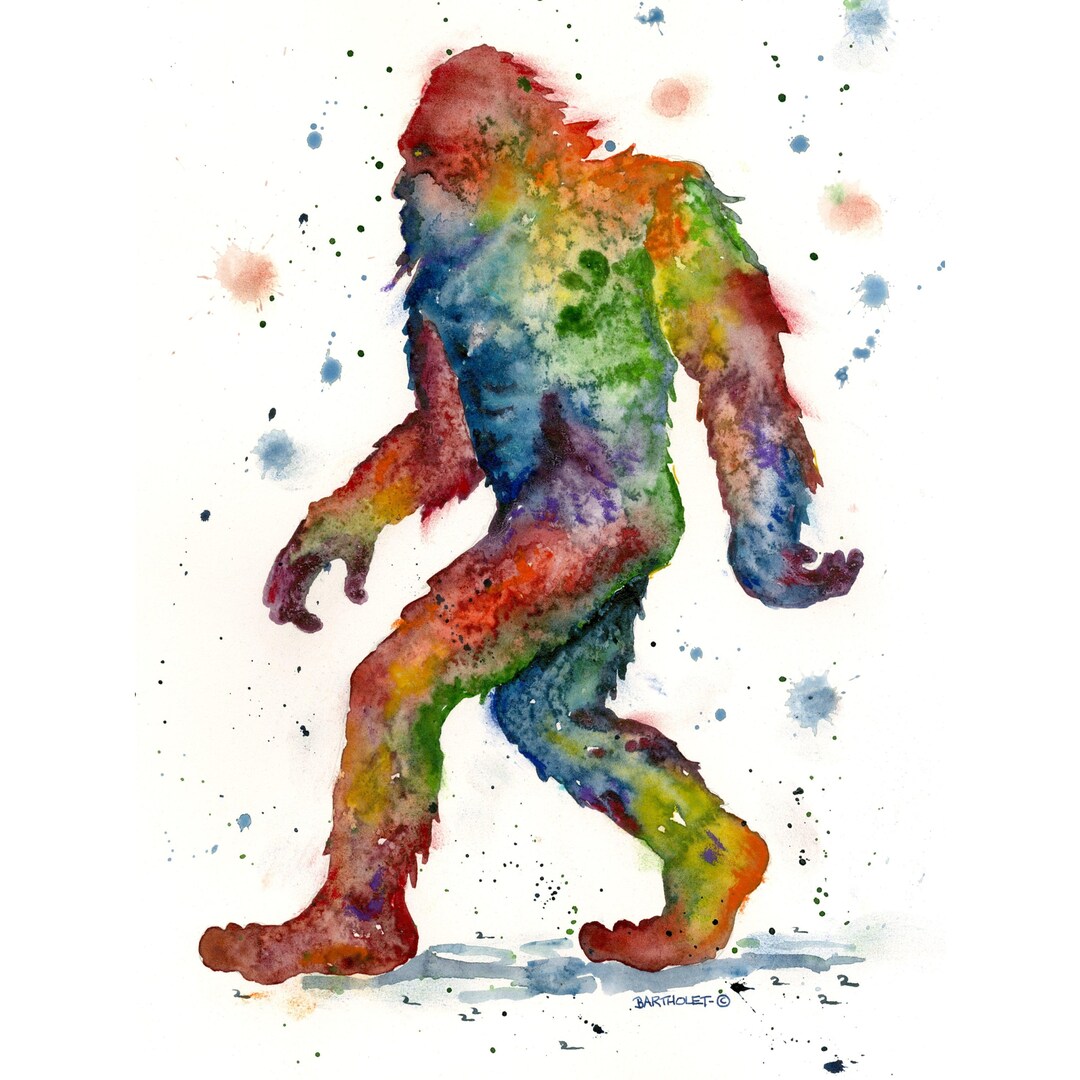 Sasquatch by Dave Bartholet DIY Diamond Painting - Etsy