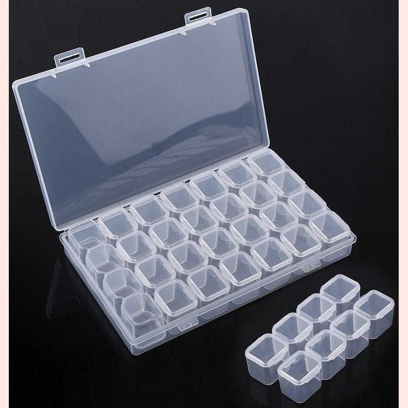 28 Cube Plastic Drill Storage Container for Diamond Painting - Etsy