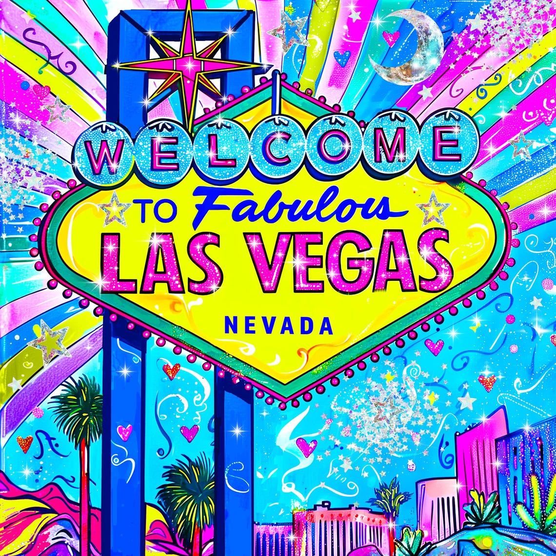 Las Vegas by Jess Stempel Premium DIY Diamond Art Kit - Etsy