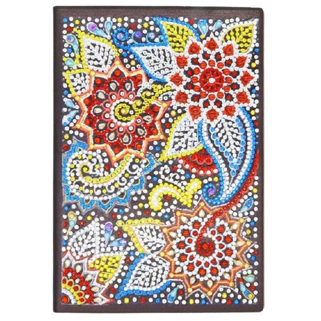 Crystal Flowers DIY Diamond Painting Notebook - Etsy