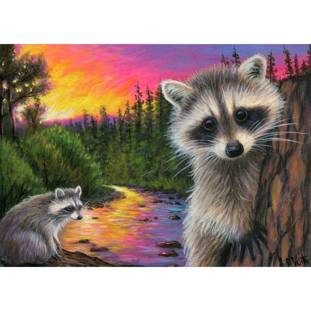 A Fire in the Forest by Bridget Voth Diamond Painting Kit - Etsy