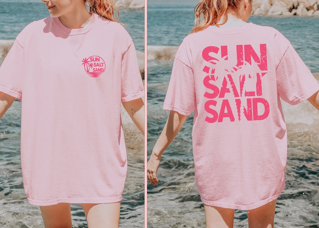 Comfort Colors Sun Sand Salt Shirt, Summer Vacation Shirt, Vacation ...