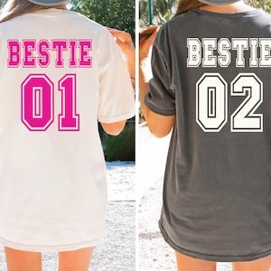 Comfort Colors® Custom Bestie Shirt, Funny Best Friend Shirts, Besties ...