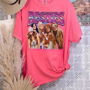 Comfort Colors Besties Bootleg Shirt, Custom Bootleg Rap Tee, Custom ...