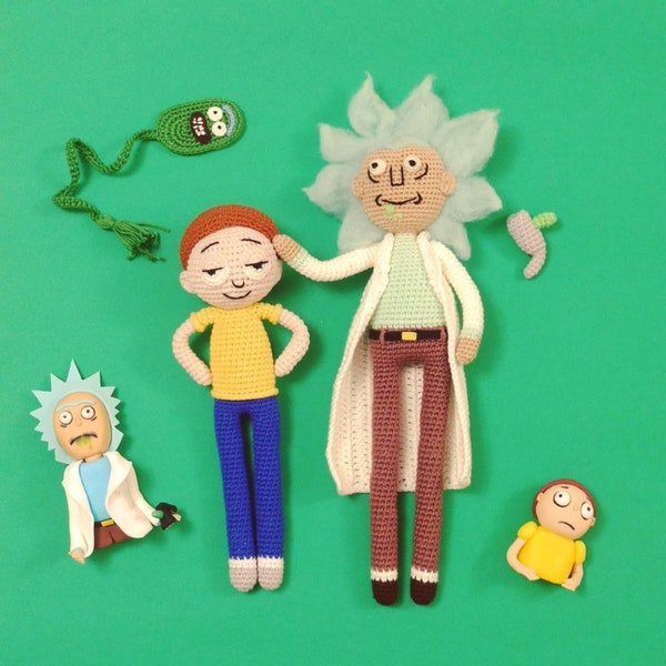 Rick and Morty Amigurumi - Etsy