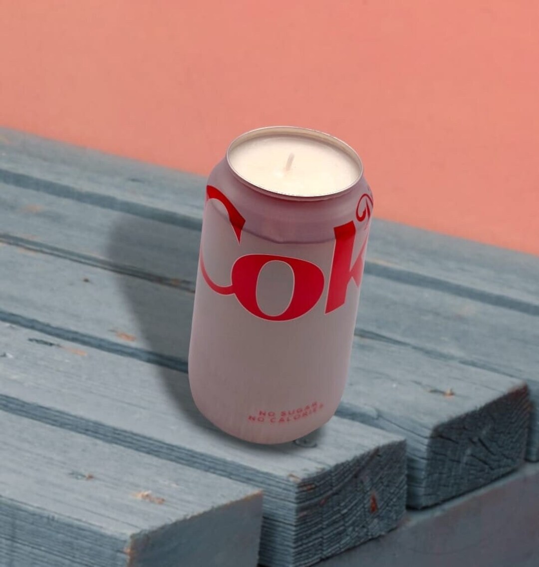 Diet Cola Scented Candle FULL SIZED & MINIS 12o Z Recycled Can Hand ...