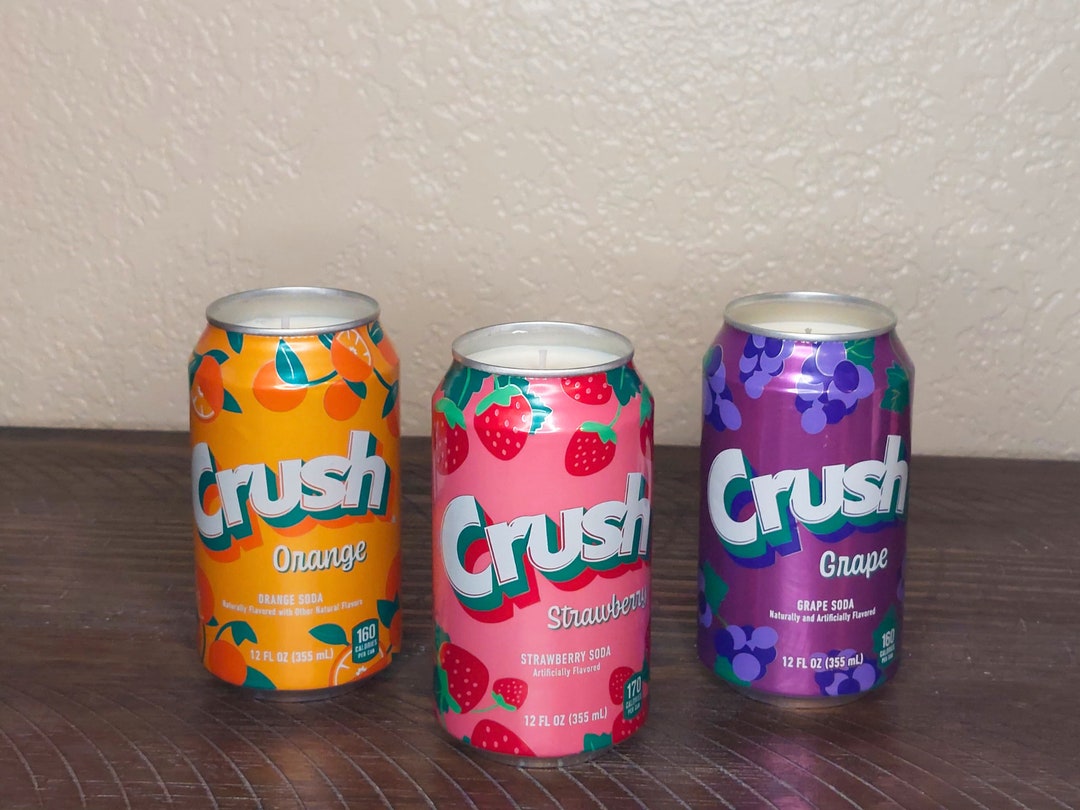 Crush Gram Soda Candle| A Crush 4 Your Crush| 12 Oz Fruit-scented ...