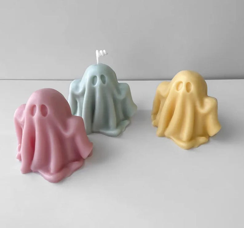 Cute Ghost Candles | Little Ghost Candle | Gifts for Them | Choose Your ...