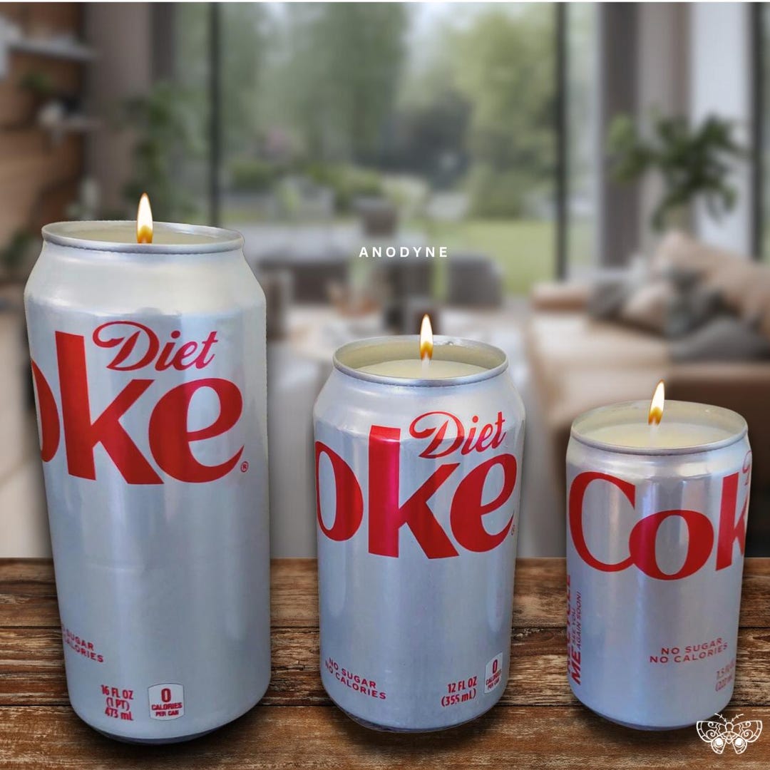 Diet Cola Scented Candle | Full Sized, Minis, Samples, 16 Oz | Recycled ...