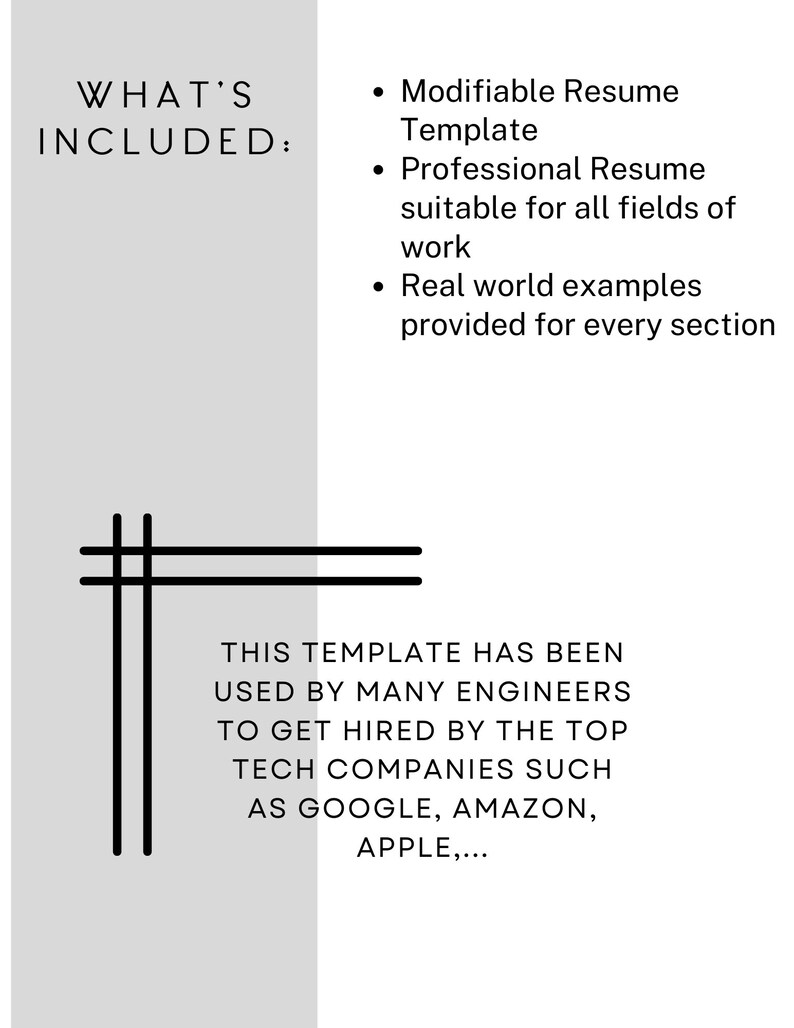 Best Resume Template for Beginners! - Etsy