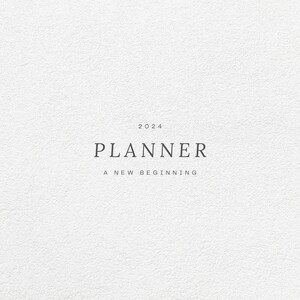 Classic Minimalist Annual Budget Planner 2024 Daily, Weekly, Monthly ...