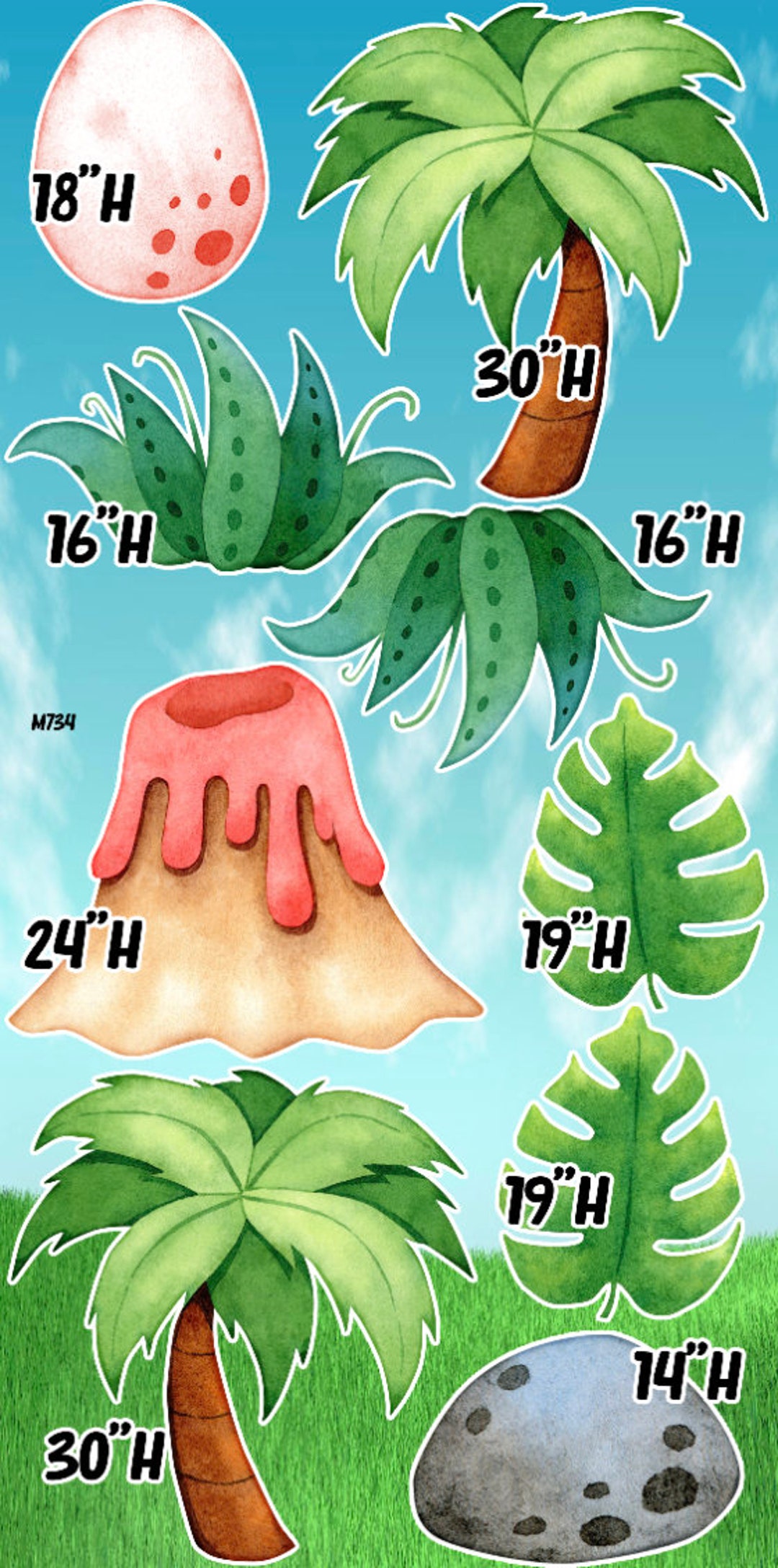 Dinosaur, Add-ons, Palm Tree, Volcano, Rock, Egg, Dinos, Dinosaurs ...
