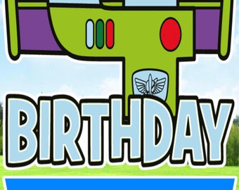 Buzz Lightyear Happy Birthday - Etsy