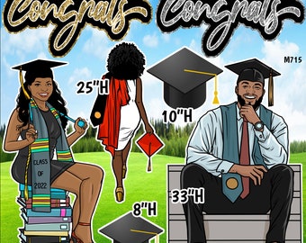 Kids, POC, 2022, Graduation, Congratulations, Graduate, Congrats, Lawn ...