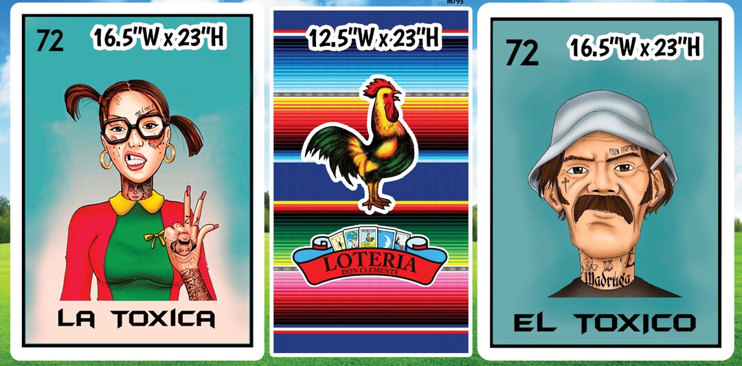 La Toxica, El Toxico, Chimultrufia, Loteria Party, Mexican Bingo ...