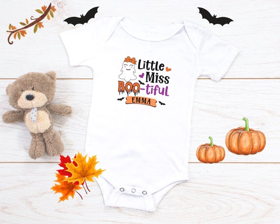 Personalization Little Miss Boo-tiful Baby Girl Onesie - Etsy
