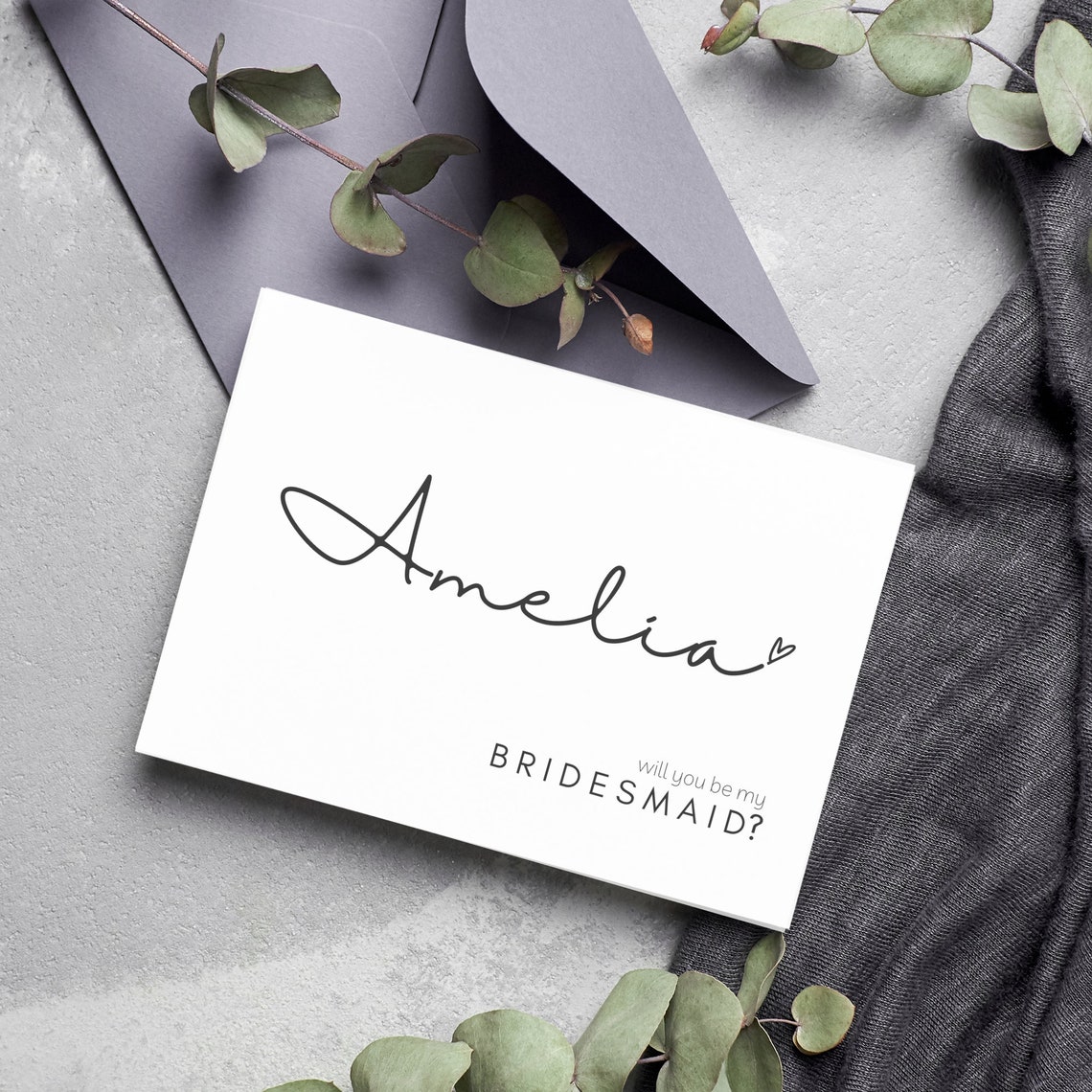 Bridesmaid Proposal Card Template, Editable Bridesmaid Proposal, Will ...