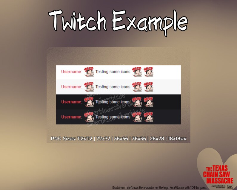 Cook Twitch Emotes Discord Emotes Texas Chainsaw Massacre Emotes Cook ...