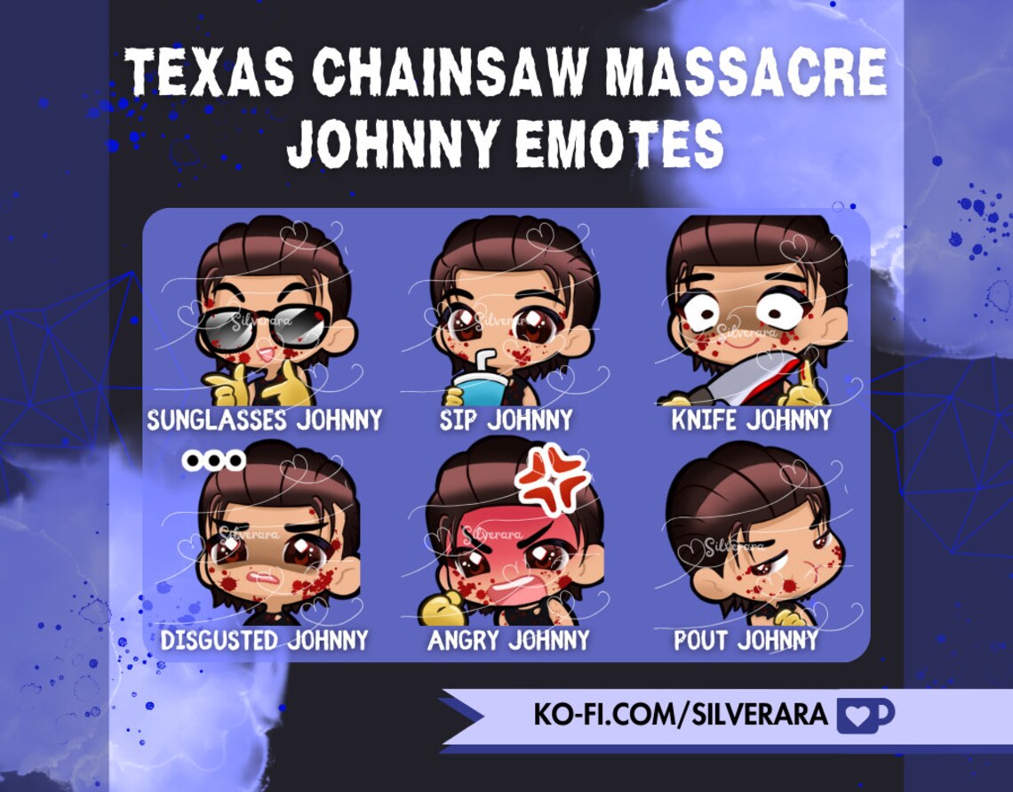 Johnny Twitch Emotes | Discord Emotes | Texas Chainsaw Massacre Emotes ...