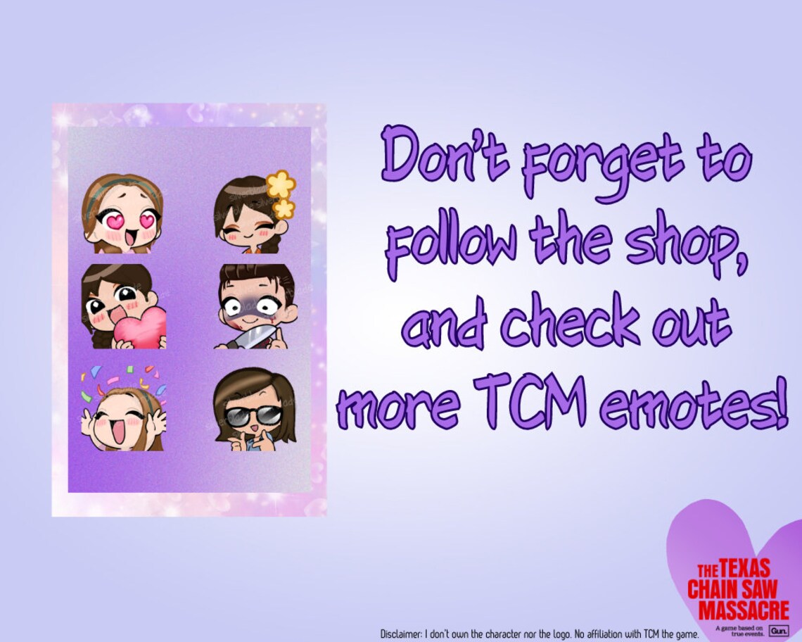 Ana Flores Twitch Emotes Discord Emotes Texas Chainsaw Massacre Emotes ...