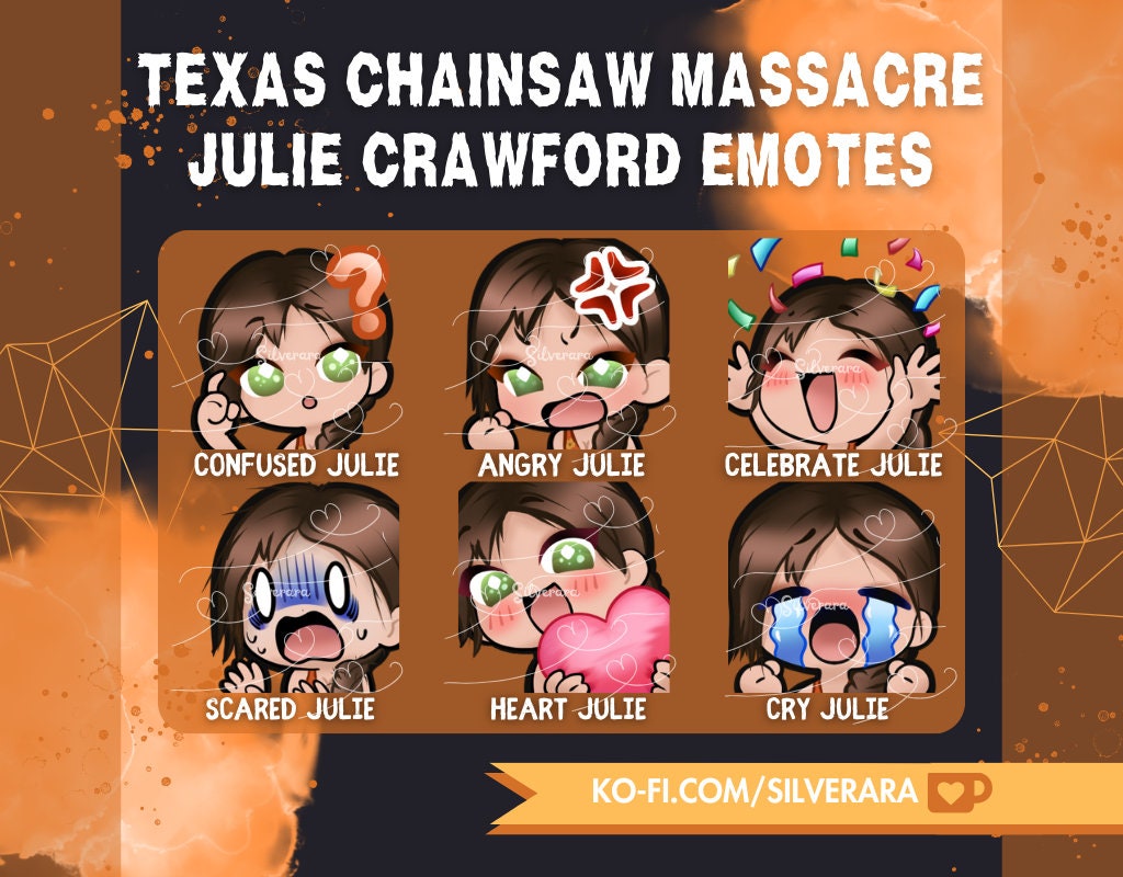 Julie Crawford Twitch Emotes Discord Emotes Texas Chainsaw Massacre ...