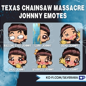 Johnny Twitch Emotes | Discord Emotes | Texas Chainsaw Massacre Emotes ...