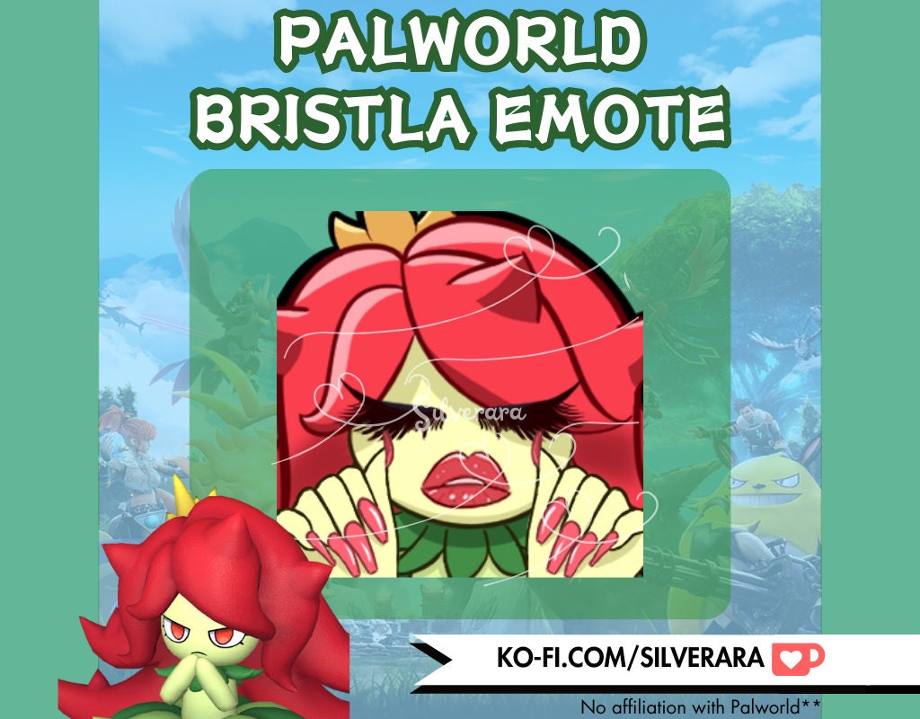 Palworld Bristla Emote Palworld Stream Assets, Channel Points, Emotes ...