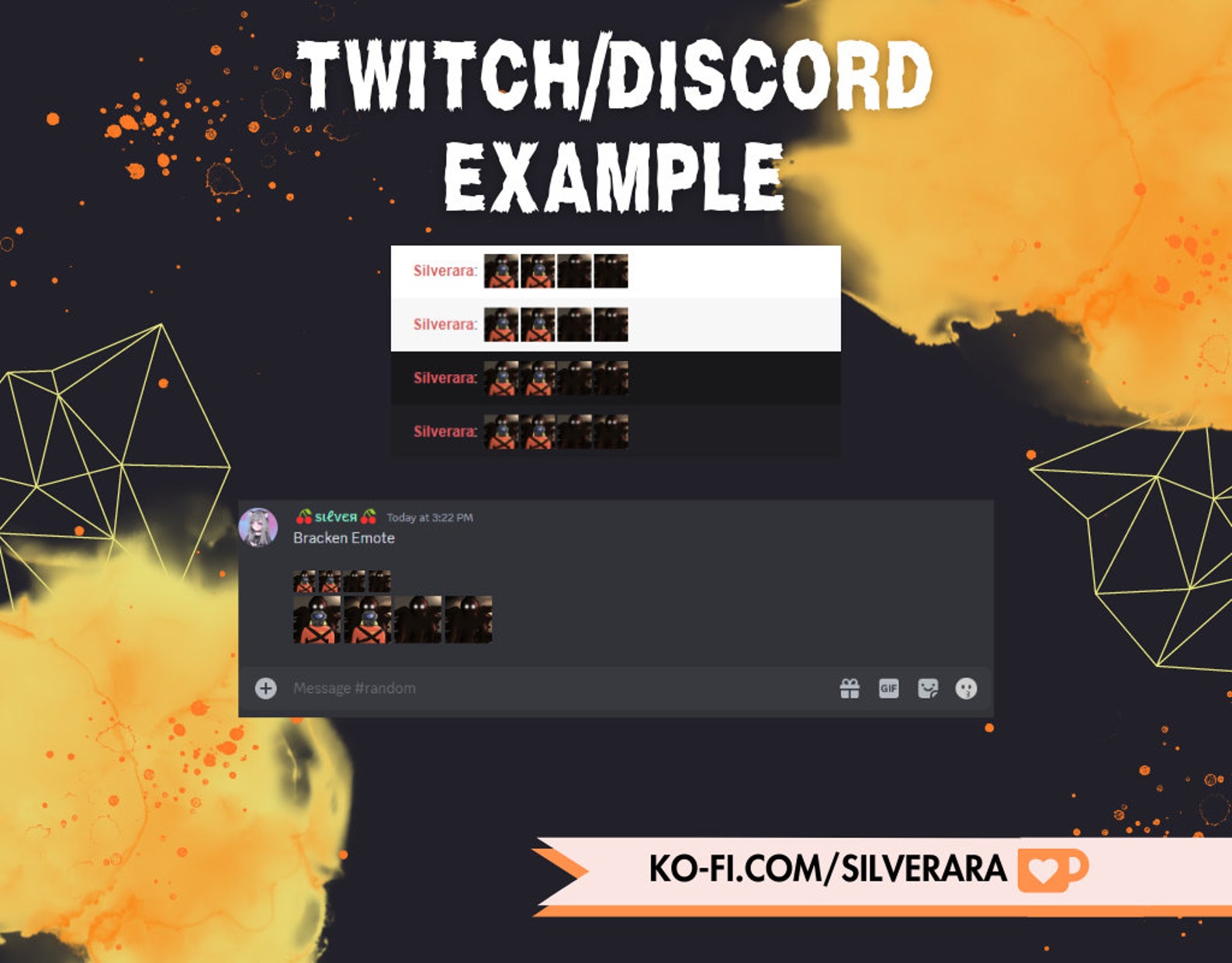 Lethal Company Bracken Emote Discord Emotes Streamer Bracken Monster ...