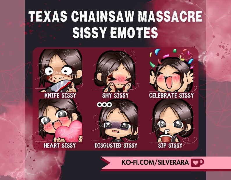 Sissy Twitch Emotes Discord Emotes Texas Chainsaw Massacre Emotes Sissy ...