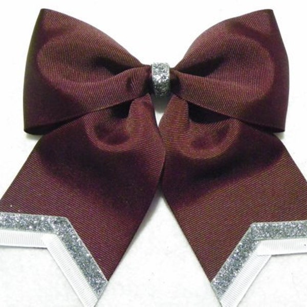 Maroon Hair Bow - Etsy