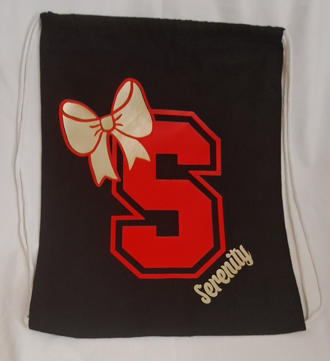 Personalized Drawstring Cinch Bag / Backpack - Etsy