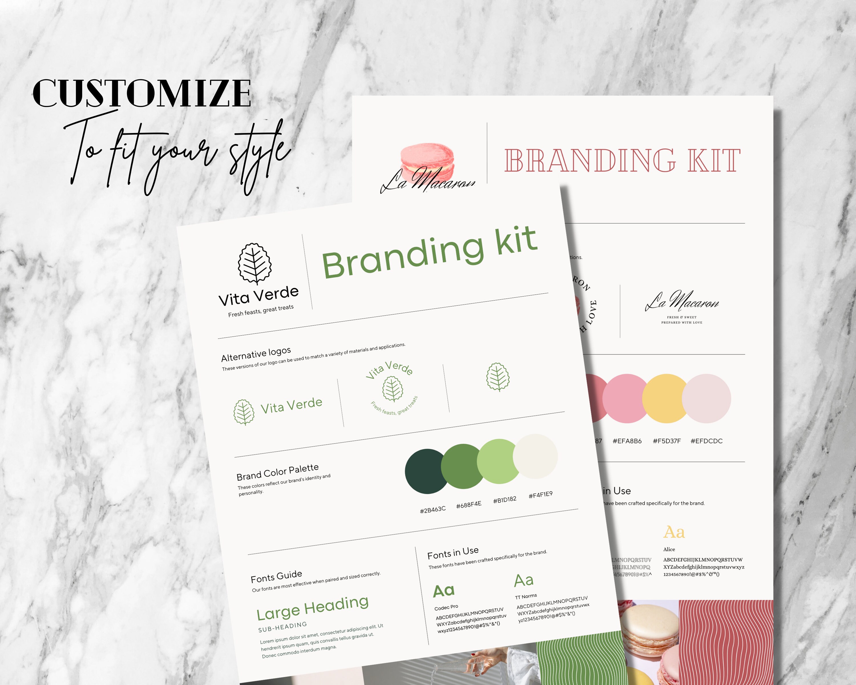 Branding Kit Template #1 | Editable Branding Kit | Brand Board | Mood ...
