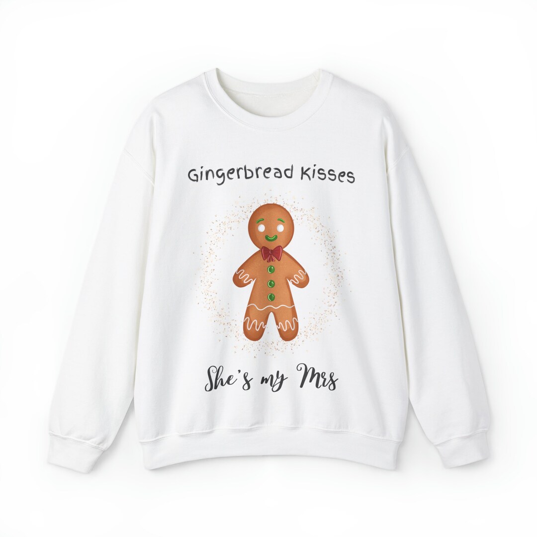 Christmas Couple Gingerbread Man Sweatshirt - Etsy