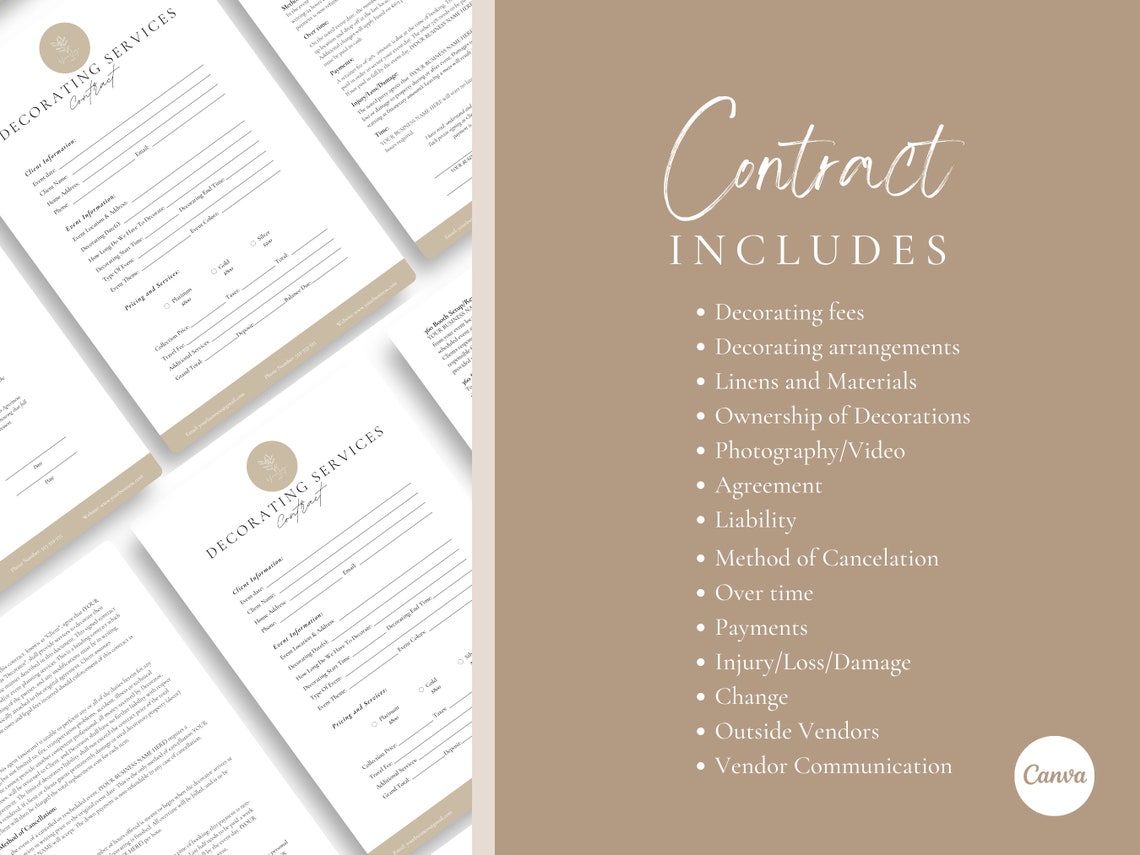 Professional Event Decorating Services Contractdecorating - Etsy