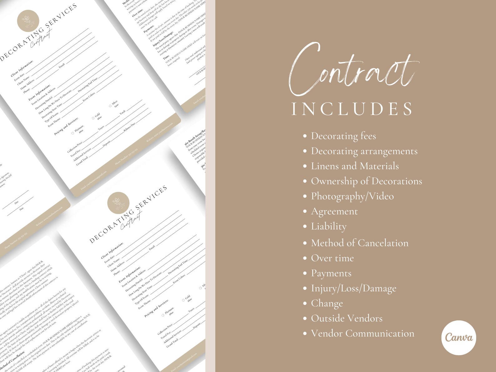 Professional Event Decorating Services Contractdecorating - Etsy