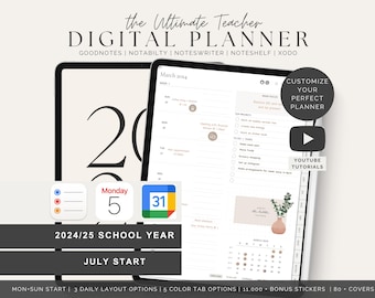 Teacher Digital Planner 2024/25 Planner, Digital Teacher Planner, iPad ...