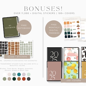 2025 2026 & Undated Digital Planner,goodnotes Planner,daily Planner ...